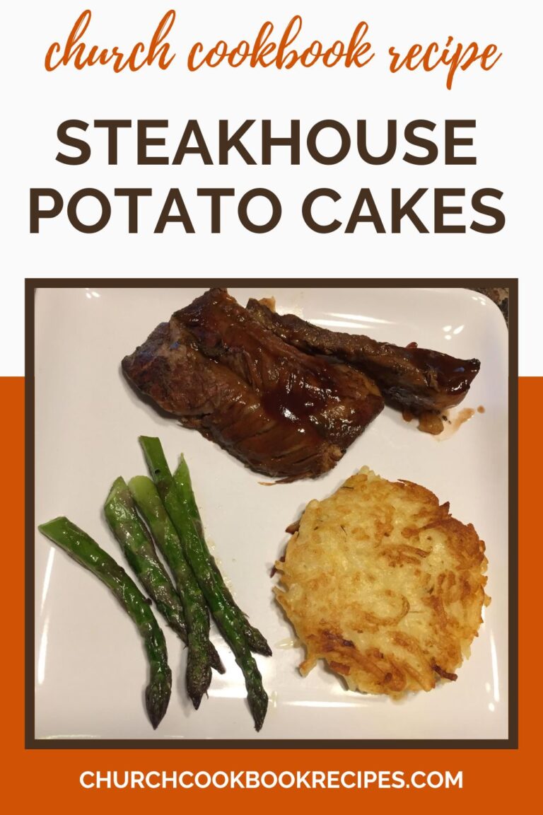 Steakhouse Potato Cakes Recipe – Church Cookbook Recipes